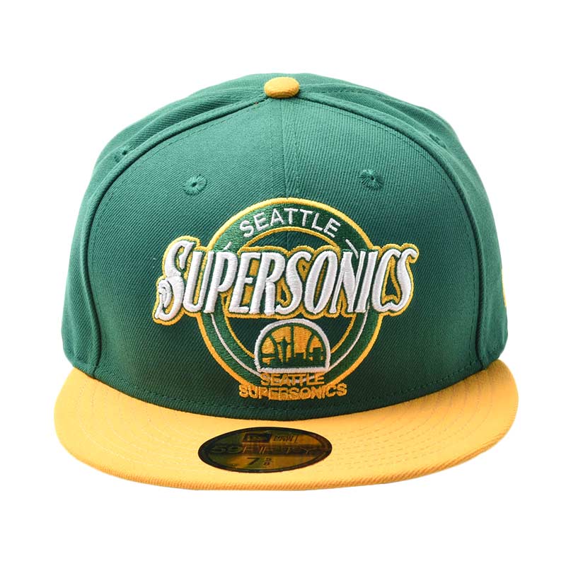 Jual New Era NBA Seattle Supersonics Hardwood Classic 59FIFTY Hijau ...
