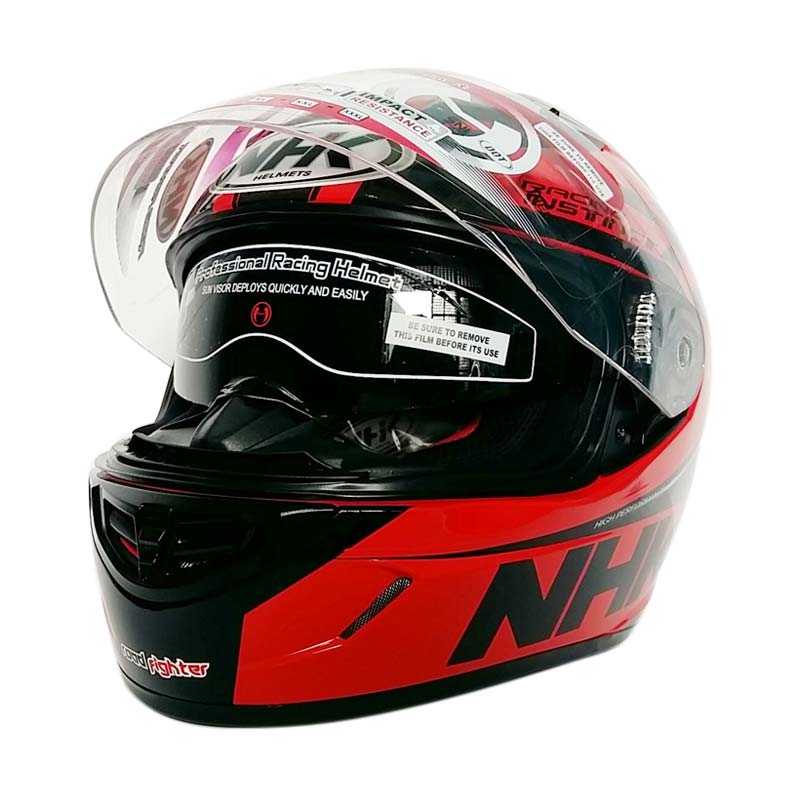 Jual NHK GP 1000 Sting Helm Full Face - Red Black di Seller SIXBROTHER ...