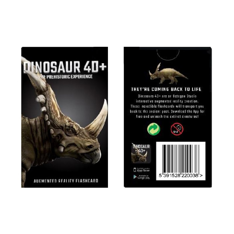 Jual Octagon Studio Flash Card 4D+ Kartu Animasi Dinosaurus di Seller ...