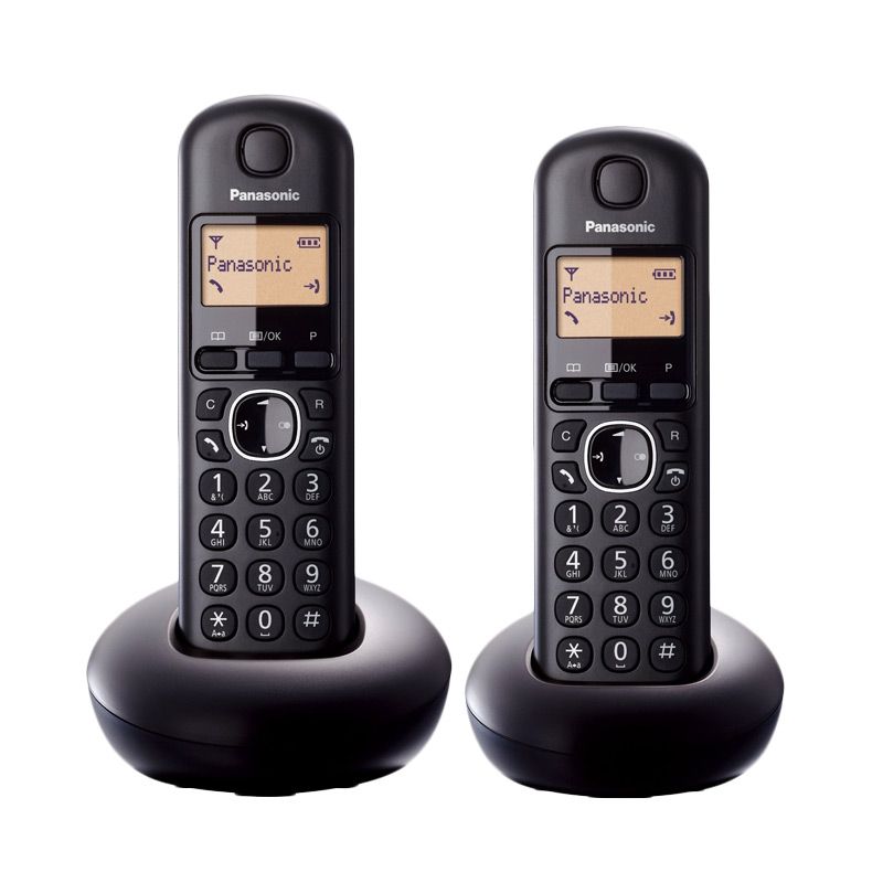 Jual Panasonic Cordless Bullet Kx-tgb212cx Wireless Hitam Telephone [2 ...