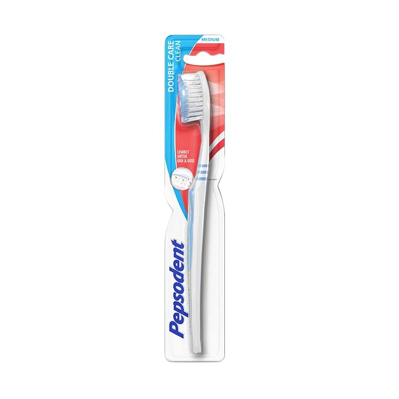 Jual Pepsodent Double Care Clean Medium Toothbrush Di Seller Watsons ...