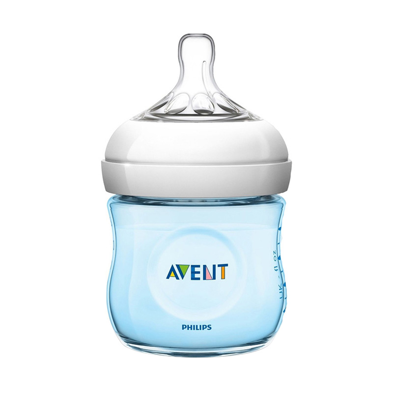 Jual Philips Avent Natural Single Blue Botol Susu [125 mL] di Seller ...
