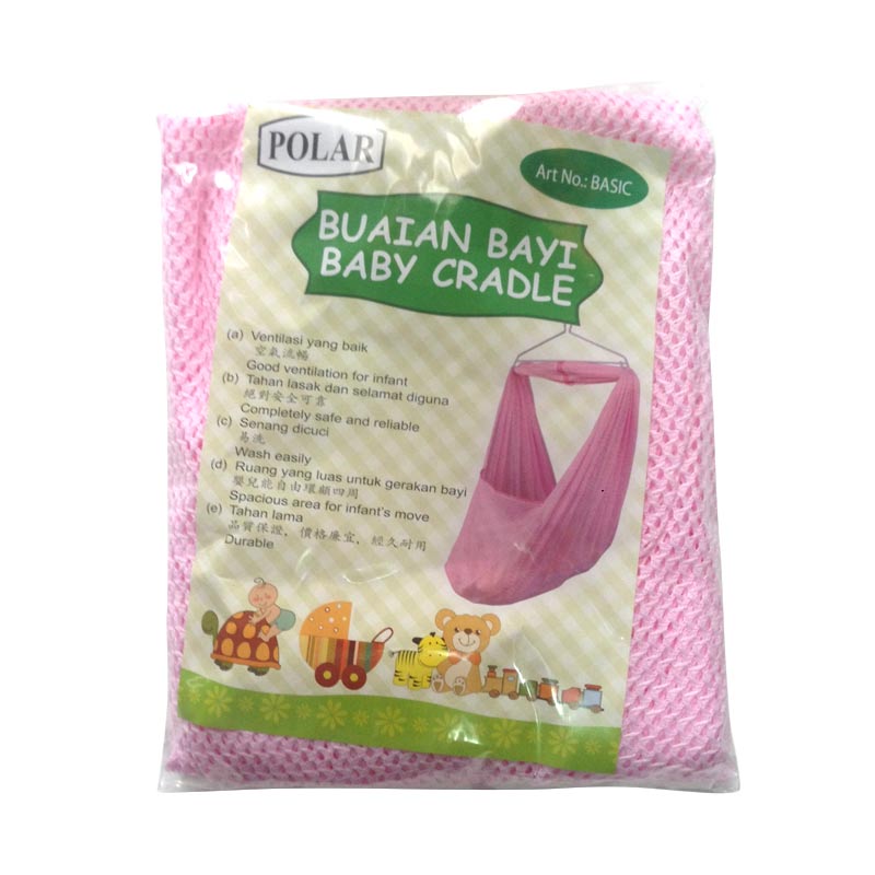 Jual Polar Buaian Bayi Type Basic Kain Ayun - Pink di Seller Twin Baby ...