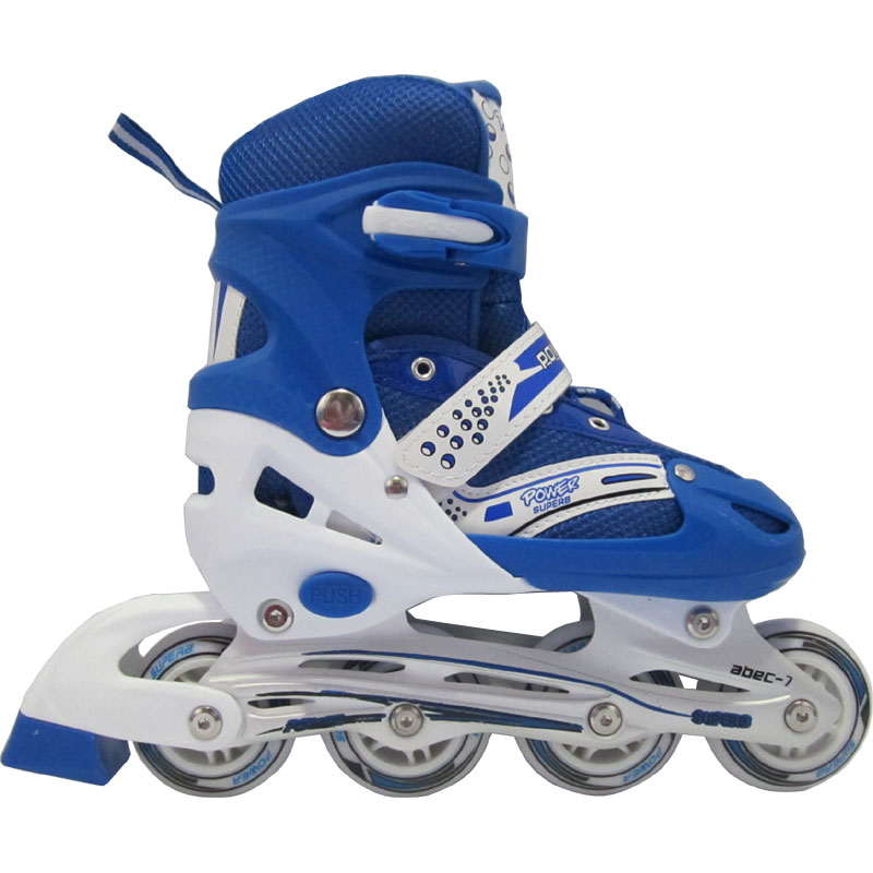 Jual Power Superb Inline Skate Sepatu Roda - Biru Putih di Seller ...