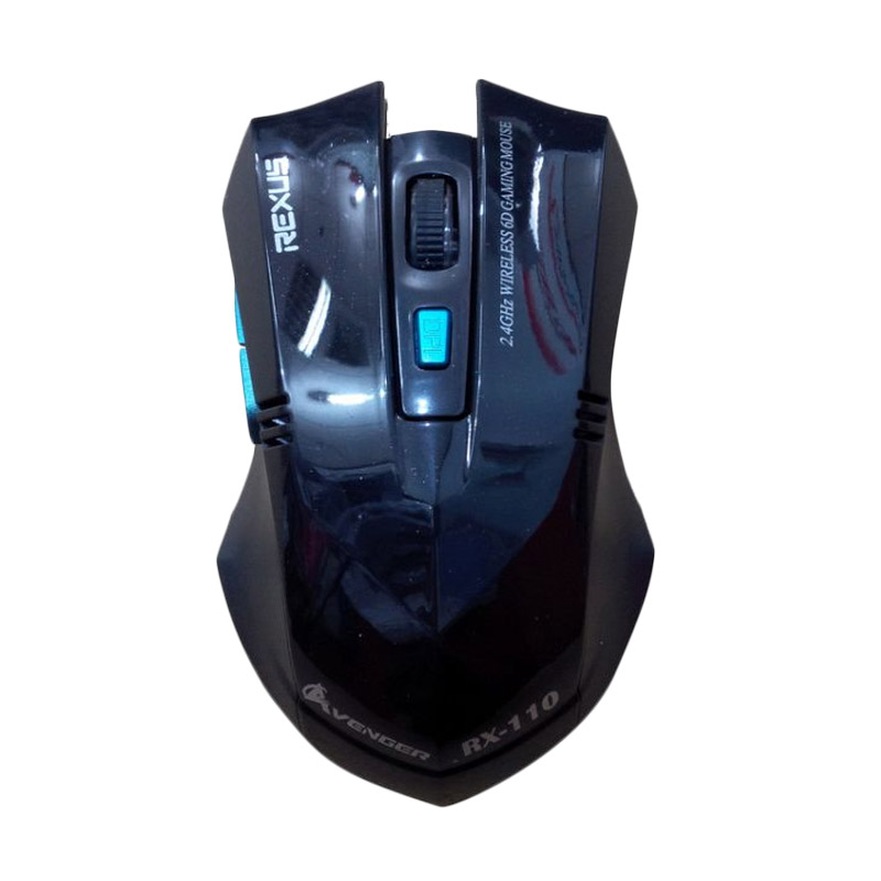 Jual Rexus RX-110 Mouse Gaming Wireless Avenger Hitam di Seller HannaH ...