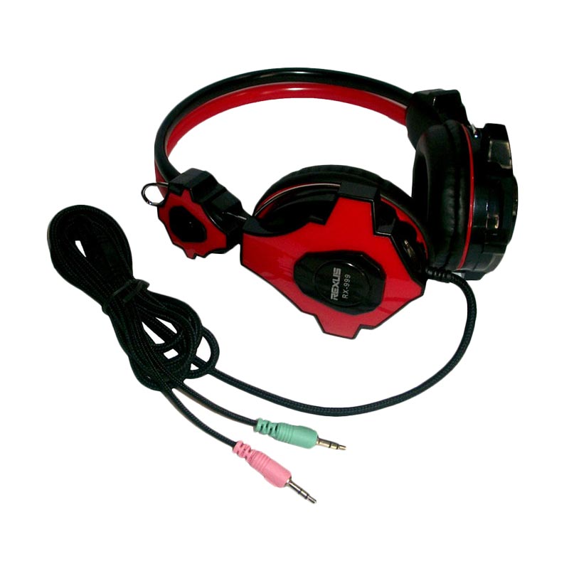 Jual Rexus RX-999 Merah Gaming Headset di Seller Station Gaming Store ...
