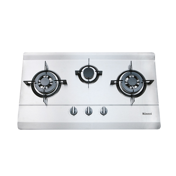 Jual RINNAI RB-713N (S) Kompor Gas Tanam 3 Tungku Built In Hob Simplicity Series - Stainless ...