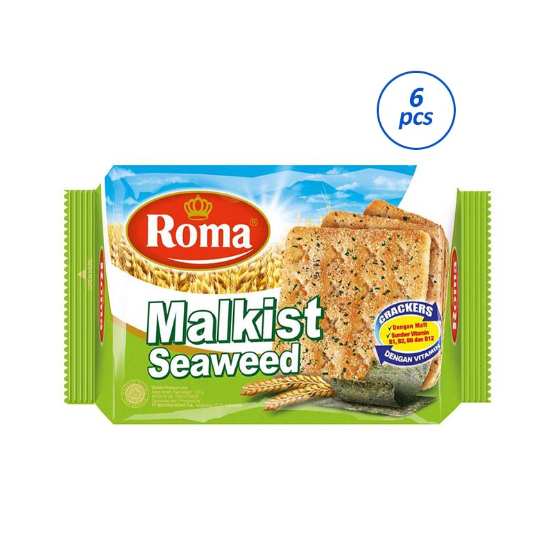 Jual Roma Malkist Seaweed Crackers [6 Pack/135 G] Di Seller Blibli.com ...