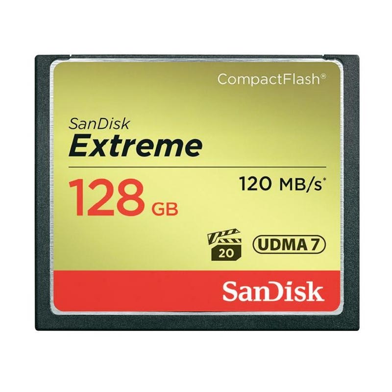 Jual Sandisk Extreme CF Kartu Memori [128 GB/120 Mbps] di Seller ...