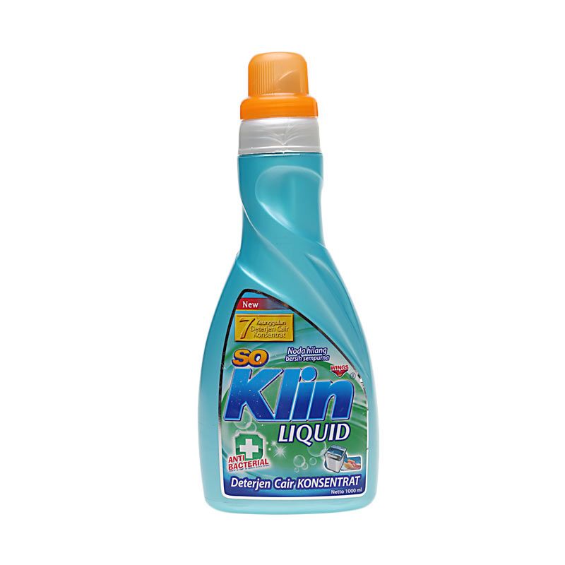 Jual So Klin Detergent Liquid Antibacterial Botol [1000 Ml] 1060900 Di ...