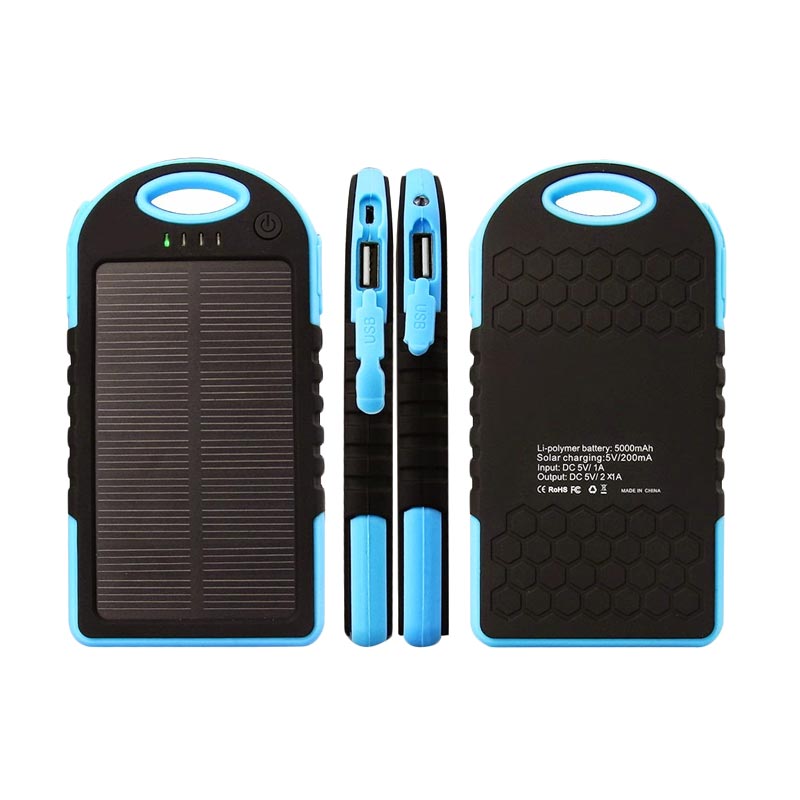Jual Solar Cell Powerbank - Biru di Seller Aneka Grosir - Ciputri, Kab ...
