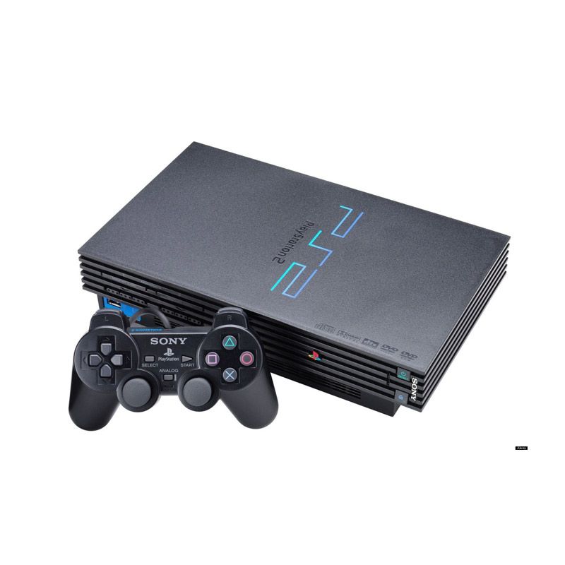 Jual Sony Playstation Ps2 Fat Scph 10000 Ref Full Games - Hitam ...