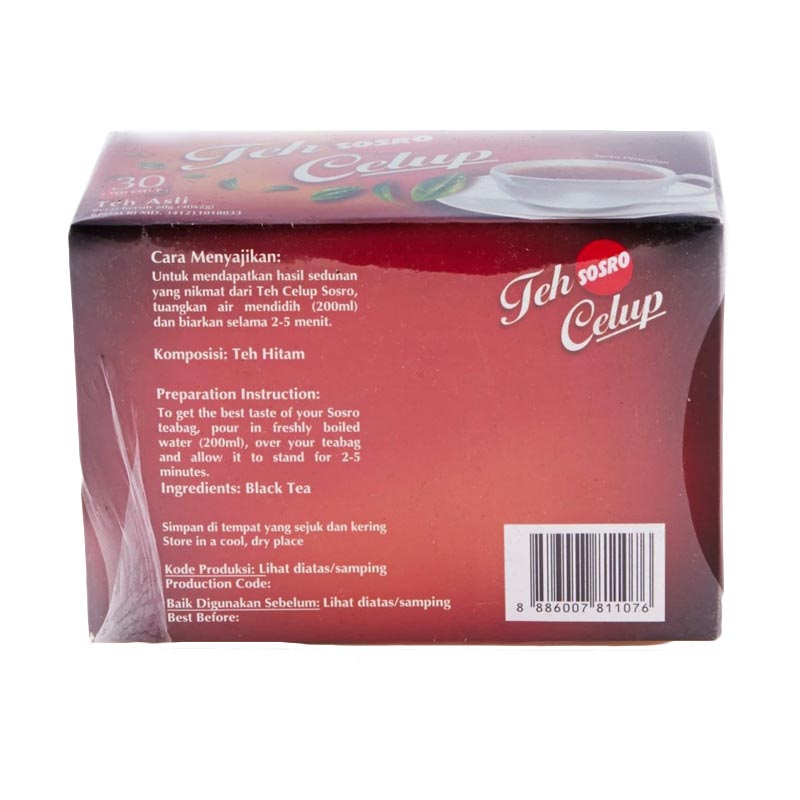 Jual Sosro Teh Celup [2 G/10 Box] Di Seller Astridsalwa - Wedoro, Kab ...