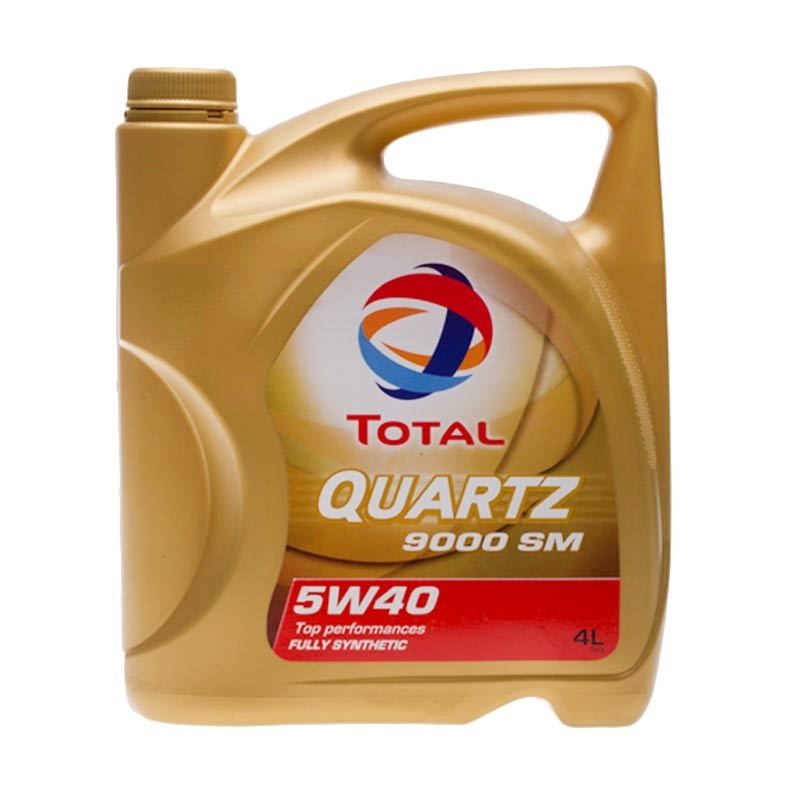 Jual Total 9000 Fully Synthetic SAE 5W/40 Oli Pelumas [4 L] di Seller ...