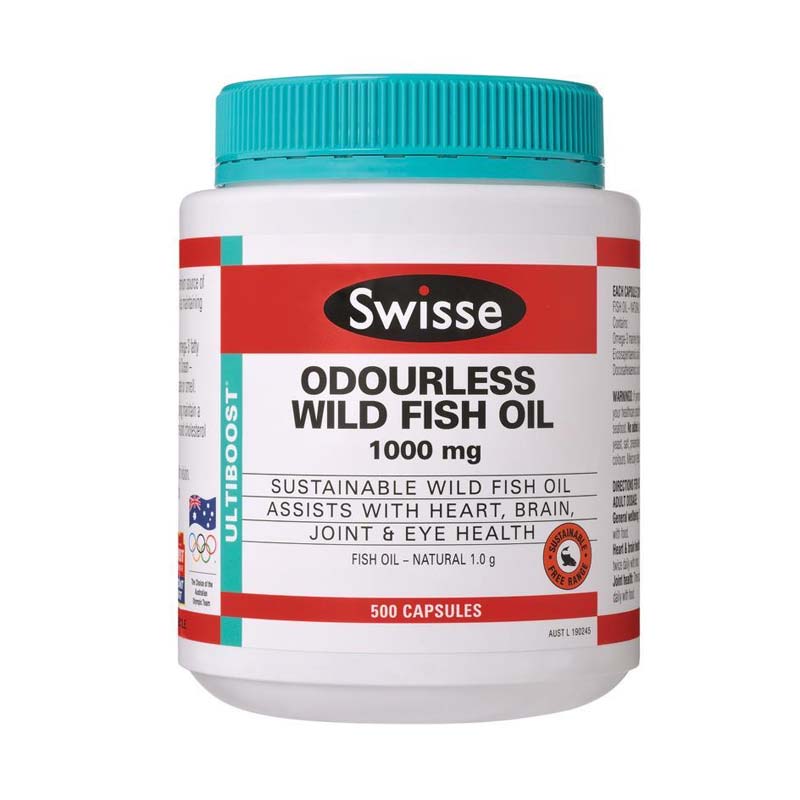 Promo Swisse Ultiboost Odourless Wild Fish Oil Suplemen Kesehatan ...