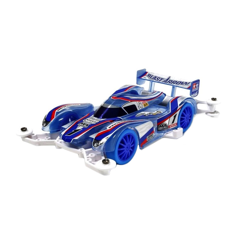 Jual Tamiya Mini 4WD Blast Arrow Clear Blue Special (MA Chassis) Model ...