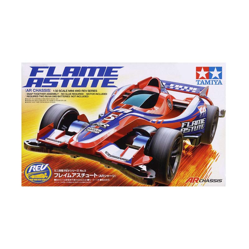 Jual Tamiya Mini 4WD Flame Astute - Red Model Kit di Seller AEGO POWER ...