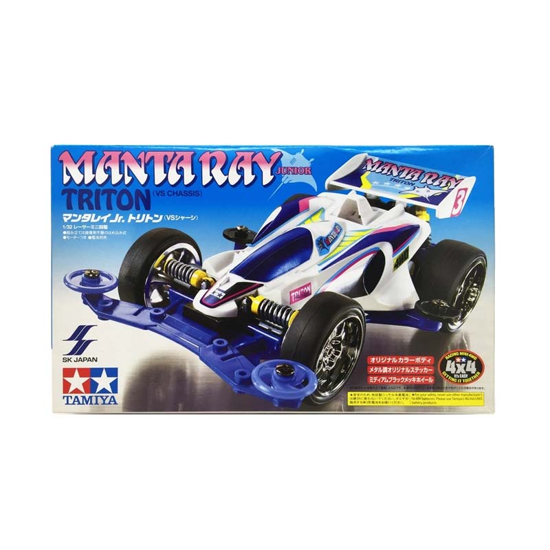 Jual Tamiya Mini 4WD Manta Ray Junior Triton VS Chassis Model Kit ...