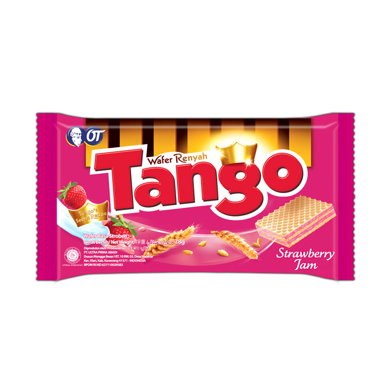 Jual Tango Wafer Strawberry Biskuit [78 gr] di Seller Lottemart ...