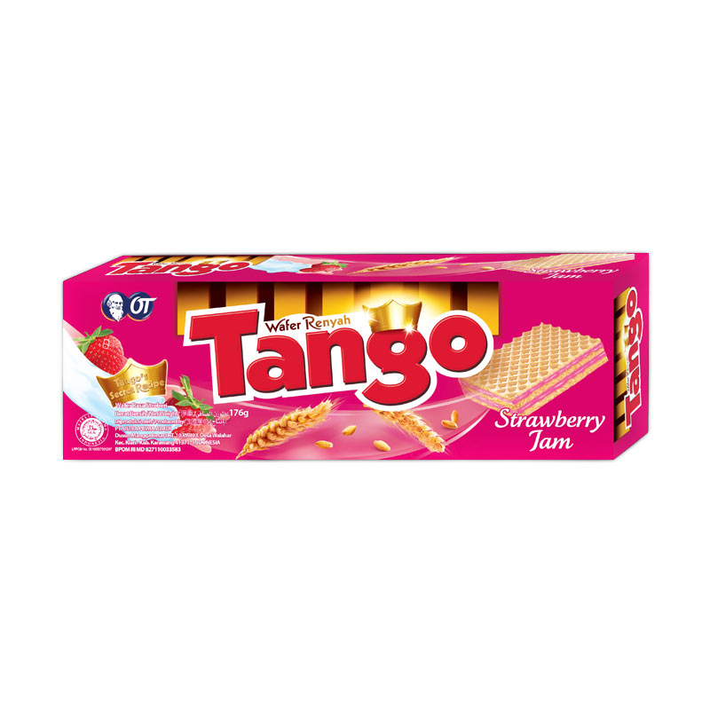 Jual Tango Wafer Strawberry [176 g] di Seller Dede collection - Kebon ...