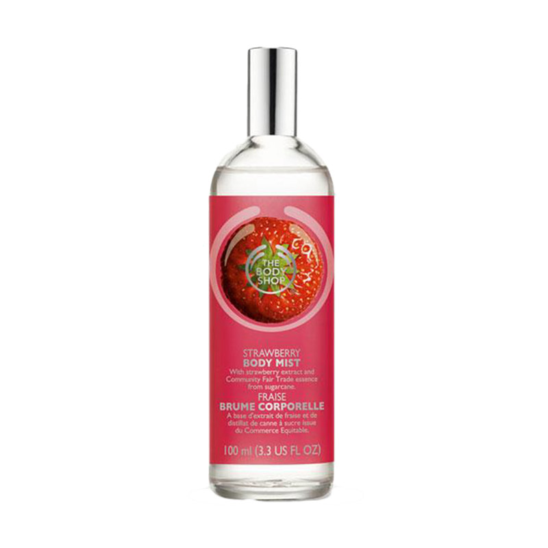 Jual THE BODY SHOP Strawberry Body Mist di Seller Rafacollection ...