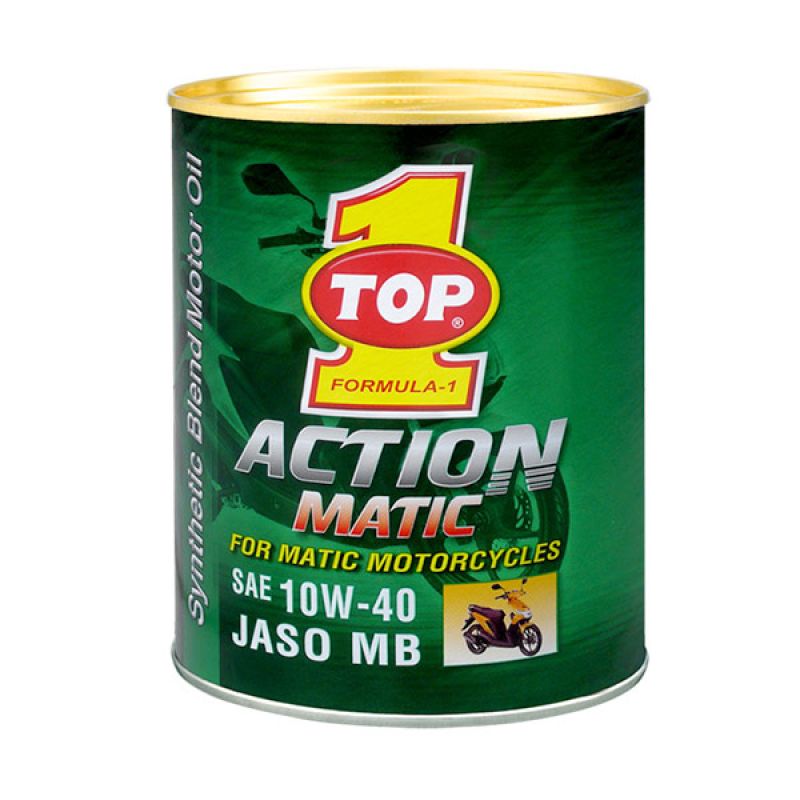 Jual MEGA - TOP1 Action Matic 10W-40 Synthetic Oil Pelumas Motor Matik ...