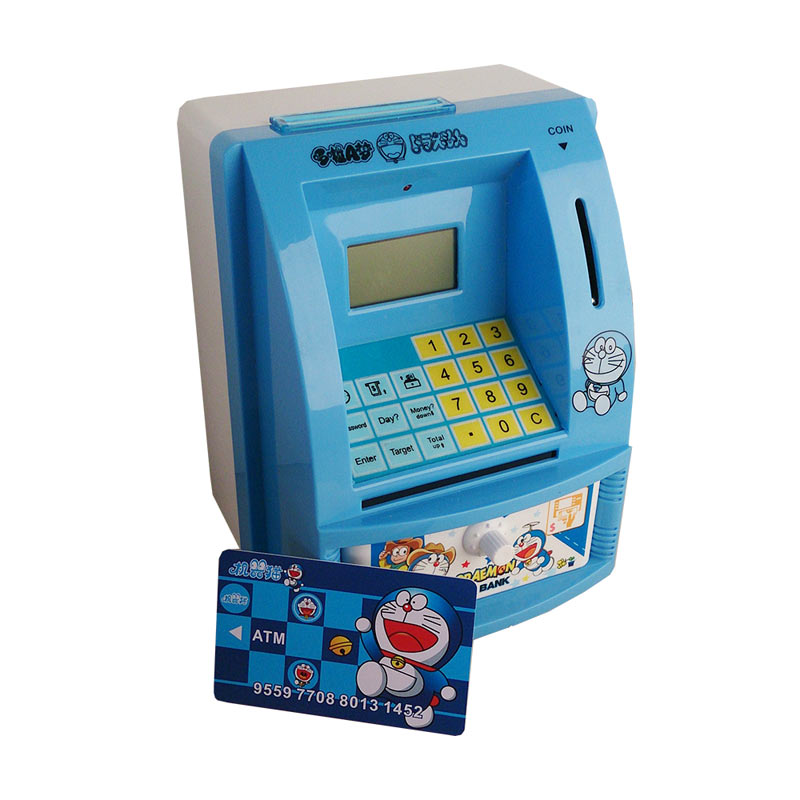 Jual Rekomendasi Seller - Toylogy 6305-G Mini ATM Bank Doraemon ...