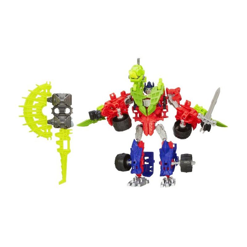 Jual Hasbro Transformers Construct Bots Optimus Prime Dinobot Warriors ...