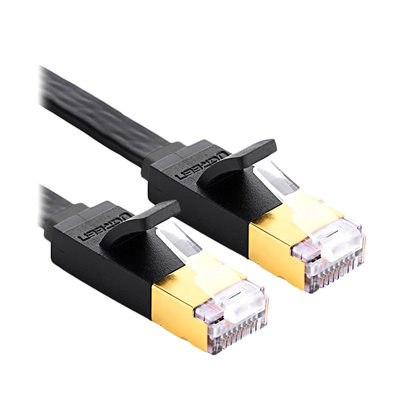 Jual Ugreen Cat7 Stp Flat Lan Cable - Hitam [1 Meter] Di Seller Al ...
