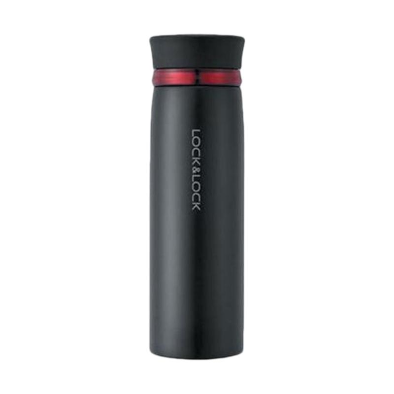 Promo Lock & Lock New Feather Tumbler Botol Termos [450 Ml] - Black Red ...