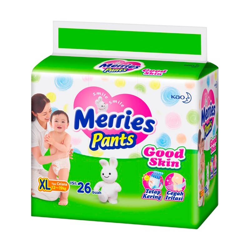 Promo Merries Pants Good Skin Xl 26 Popok Bayi Diskon 12% Di Seller ...