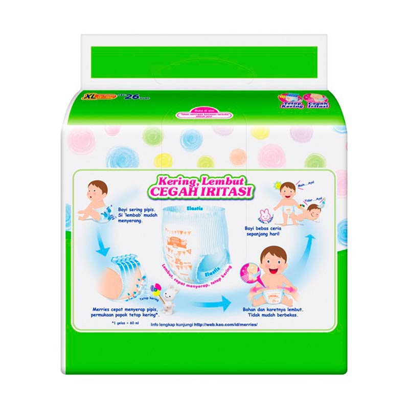 Promo Merries Pants Good Skin Xl 26 Popok Bayi Diskon 12% Di Seller ...