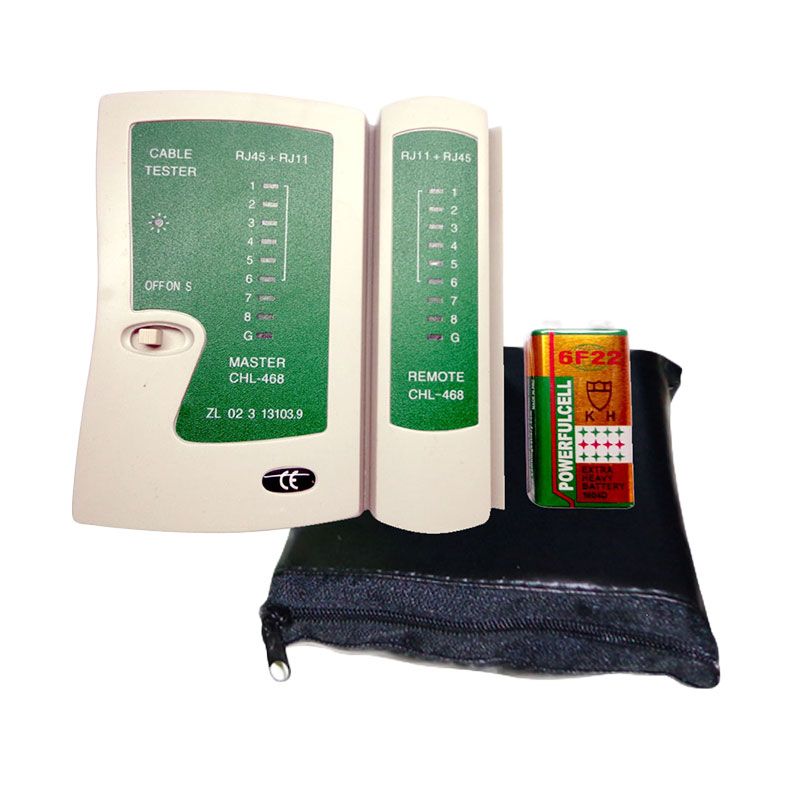 Promo Universal RJ45 and RJ11 LAN Tester + Free Battery Diskon 25% di ...