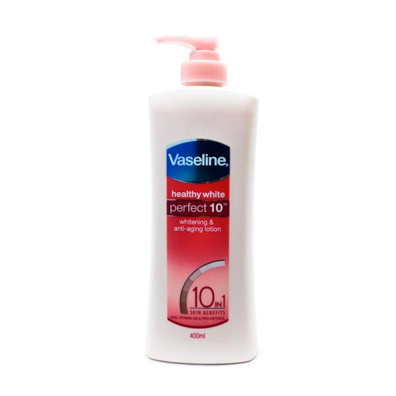 Jual Vaseline Lotion Healthy White Perfect 10 Termurah - Harga Grosir ...