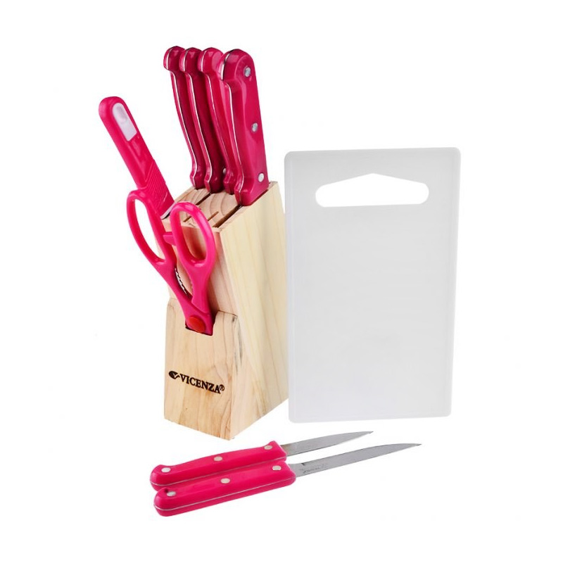 Promo Vicenza Stainless Steel Set Pisau Pink Diskon 50 Di Seller Heri Shop Duren Sawit