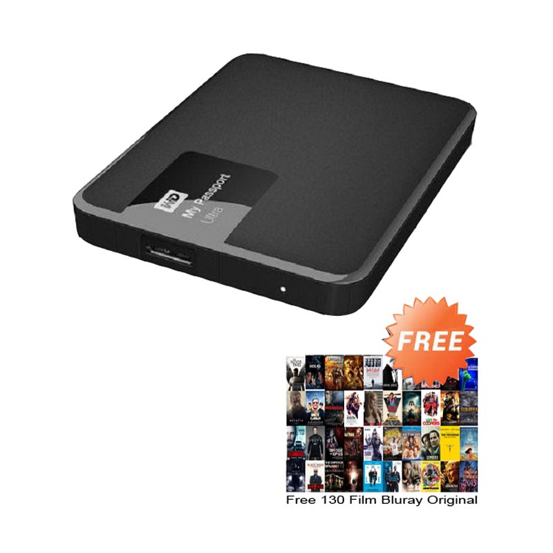 Jual Western Digital Passport Ultra 1 Tb Hard Disk + Free 130 Film ...
