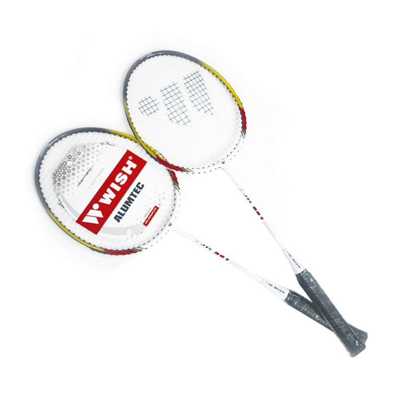 Jual Wish Jr-361 Junior Racket Badminton With Cover + String - Black ...