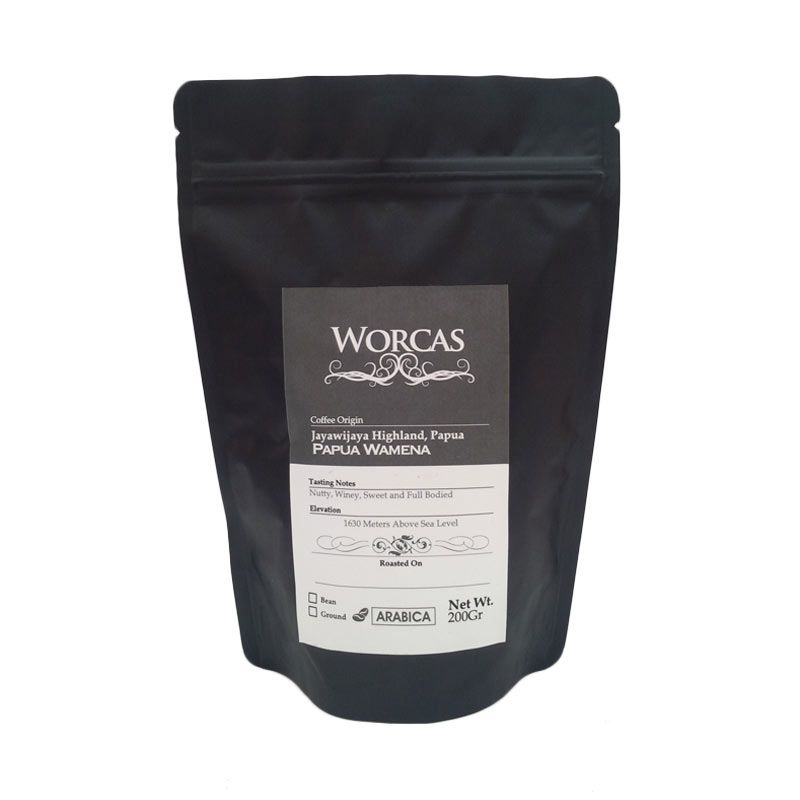 Jual WORCAS - Arabika Papua Wamena 200 Gr Kopi Bubuk di Seller Worcas ...
