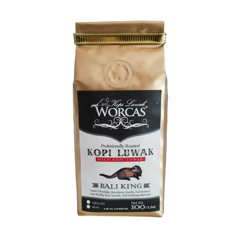 Jual Worcas Wild Kopi Luwak Bali 100 Gram Biji Di Seller Worcas Coffee ...