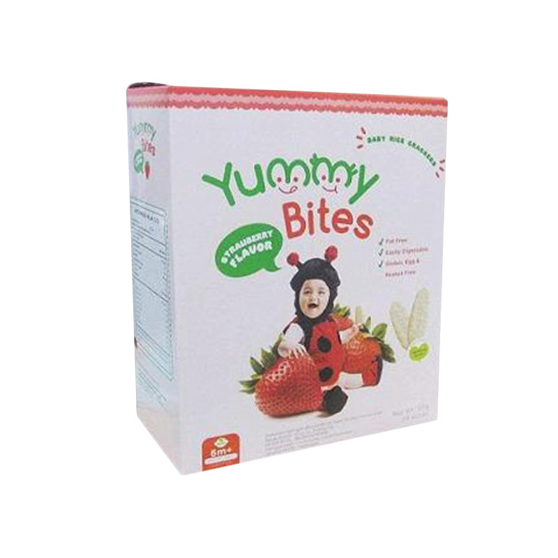 Jual Yummy Bites Rice Crackers Strawberry Flavour Snack Bayi di Seller ...