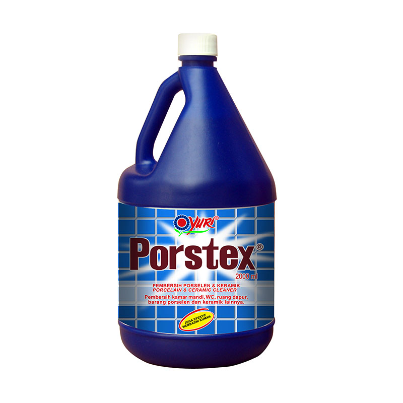 Jual Yuri Porstex Porcelain dan Ceramic Cleaner Botol - Biru [2000 mL ...