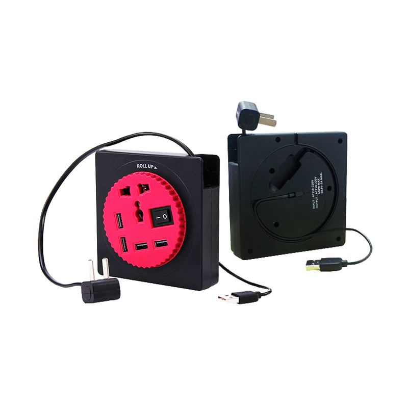 Jual Super Station Roll Up Merah USB Charger and USB HUB [4 Port] di ...