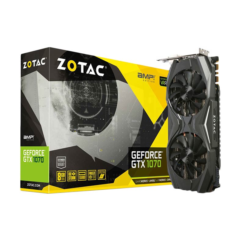 Jual Zotac Gtx 1070 Nvidia Geforce Vga Card [amp Edition/ 8gb Ddr5] Di ...
