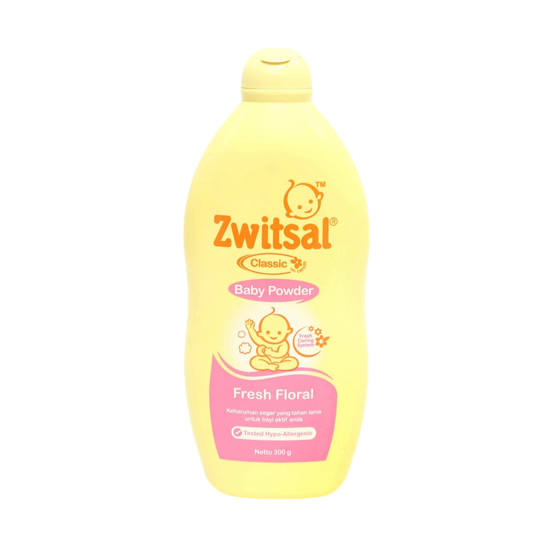Jual Zwitsal Classic Baby Powder Fresh Floral [300 gr] di Seller Yuki ...