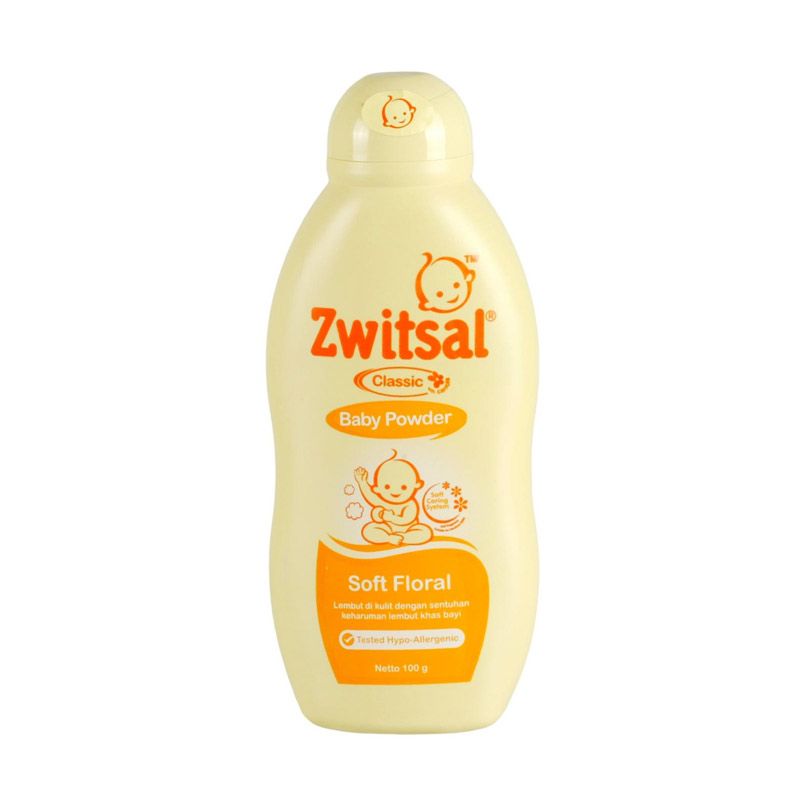 Jual Zwitsal Classic Baby Powder Soft Floral 100gr - 60024436 di Seller ...