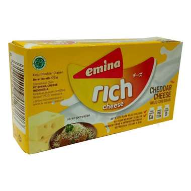 Jual Emina Rich Block Cheese 165 Gram Murah - Update Harga Grosir Hari ...