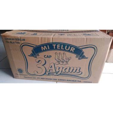 Jual Mie Telor Cap 3 Ayam1 Dus Murah - Update Harga Grosir Hari Ini ...