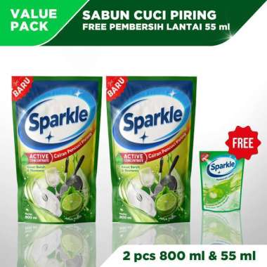 Jual Makassar - Sparkle Jeruk Nipis Cairan Pencuci Piring [800 mL] di Seller Bliblimart Official ...