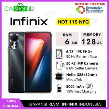 Jual Infinix Hot 12 S Nfc 6 128 Original, Murah & Diskon November 2022 ...