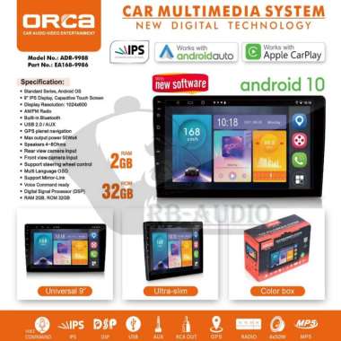Jual Head Unit Android 10 Inch Orca Terbaru Dengan Harga Terbaik Di ...